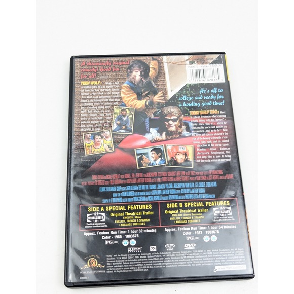 Media | Teen Wolfteen Wolf Too Midnite Movies Double Feature Dvd 202 ...